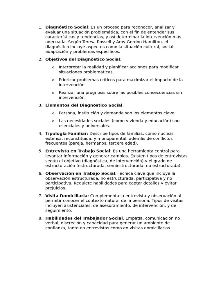 Prueba Diagnóstico Social | PDF | Trabajo Social | Sociedad