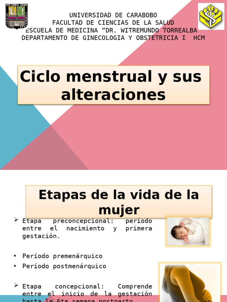 Fisiológica Del Ciclo Menstrual | PDF | Ciclo menstrual | Menstruación