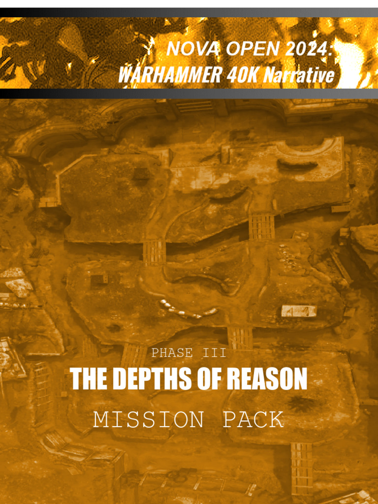 NOVA OPEN 2024 Warhammer 40K Narrative Mission Pack REDACTED | PDF ...
