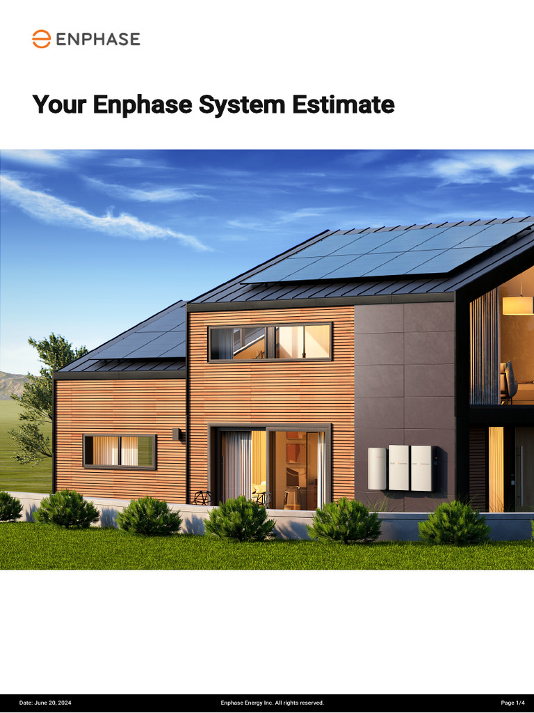 Enphase System Summary1718914430443 | PDF | Solar Power | Photovoltaics