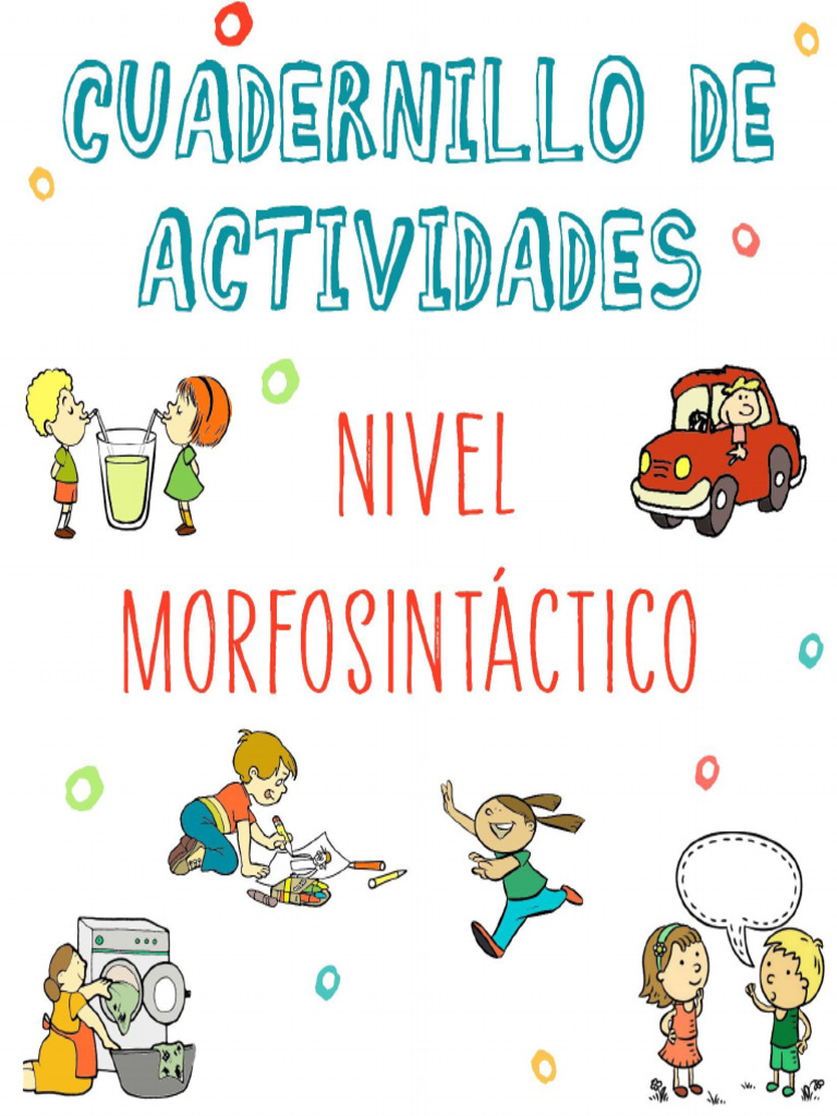 Cuadernillo de Actividades Nivel Morfosintáctico | PDF