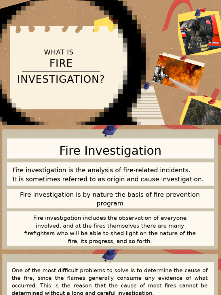 Group 3 Cdi 7 Report Fire Investigation | PDF | Fires | Firefighter