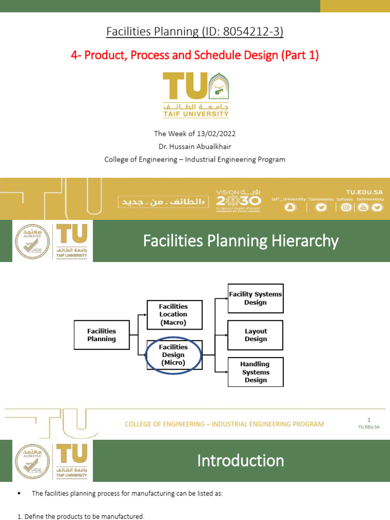 4 - Product, Process and Schedule Design (Part1) | PDF | Drawing