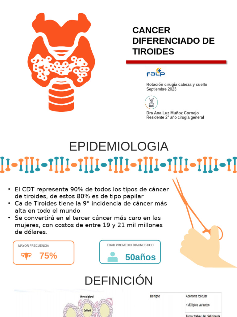 Cancer Diferenciado de Tiroides | PDF | Cáncer | Medicina