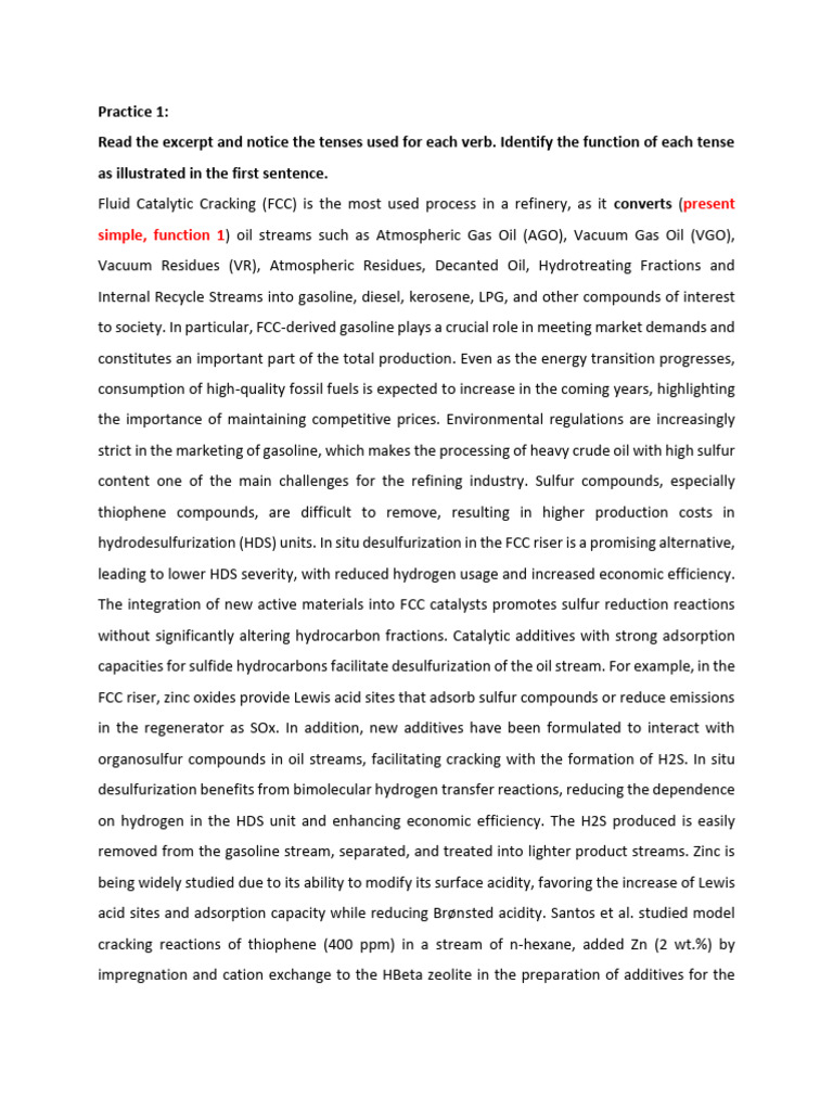 Writing Skills | PDF | Chemical Process Engineering | Chemistry