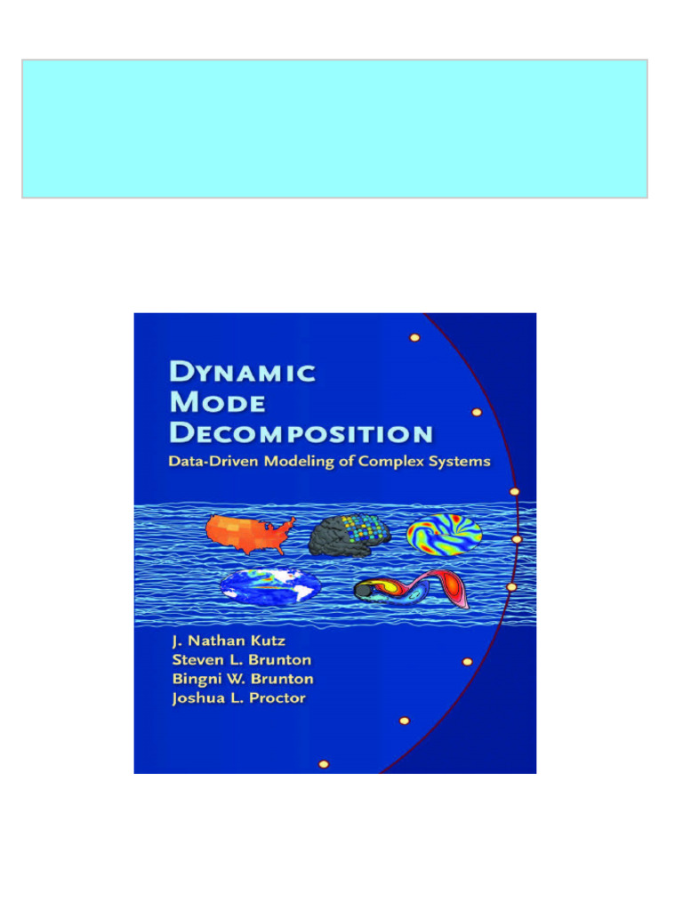 Instant Ebooks Textbook Dynamic Mode Decomposition Data Driven Modeling ... Instant Ebooks Textbook Dynamic Mode Decomposition Data Driven Modeling ...