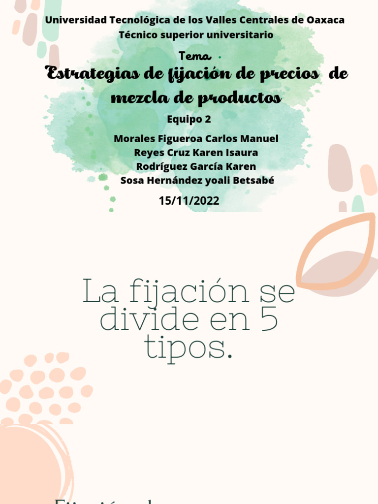 Estrategias de Fi Jación de Precios - de Mezcla de Productos | PDF