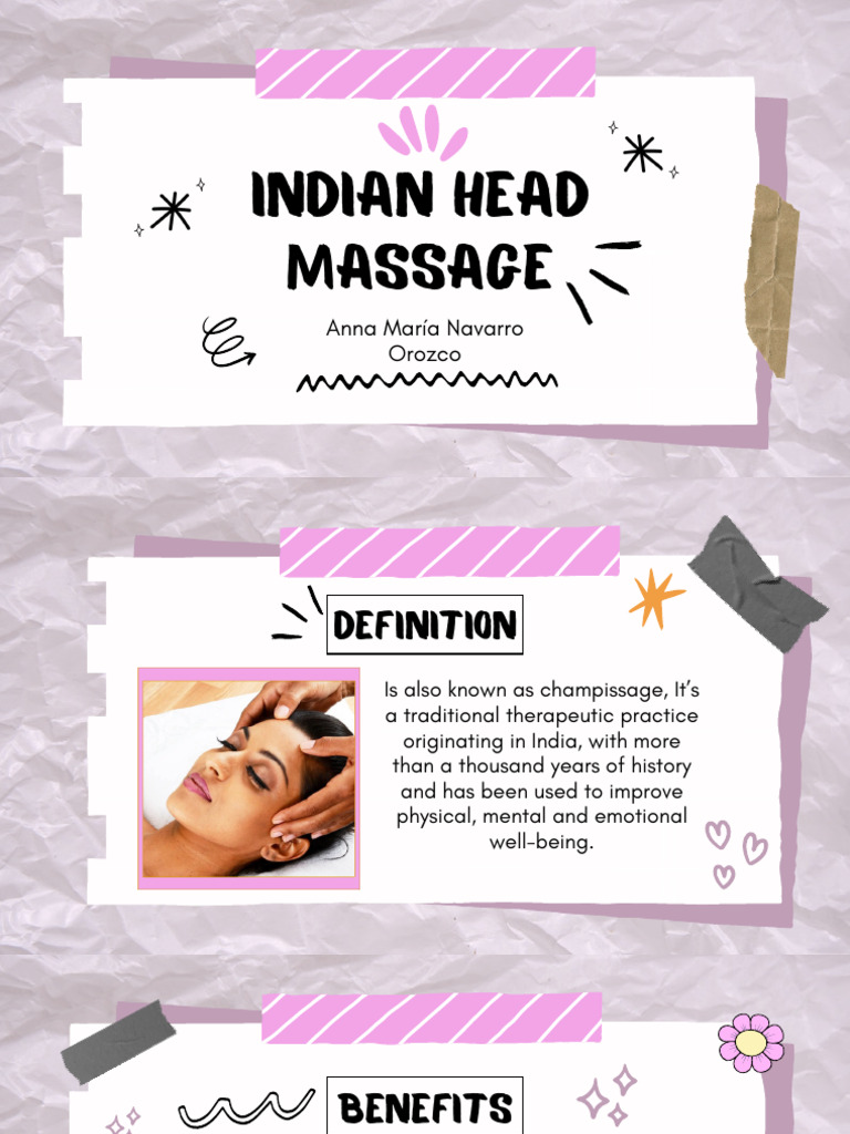 Indian Head Massage Techniques Guide | PDF