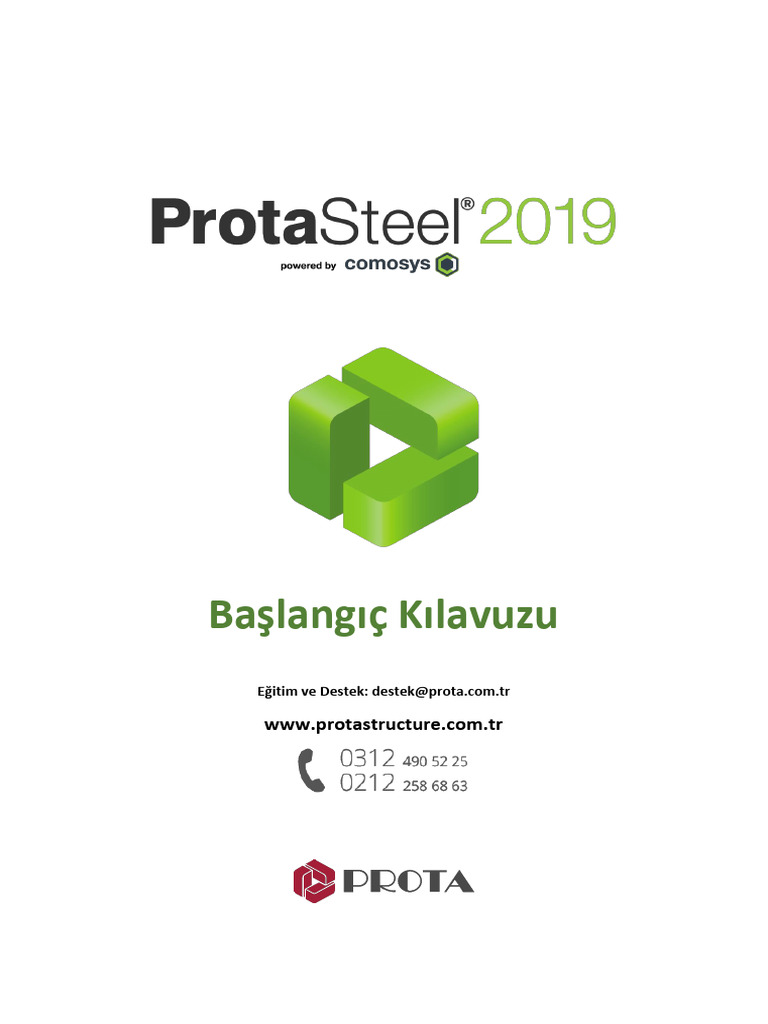 ProtaSteel 2019 QSG - TR | PDF