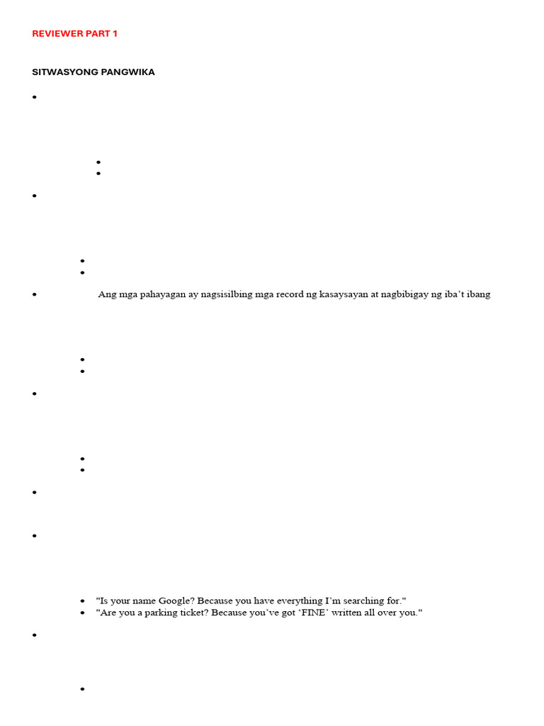 Reviewer Part 1 | PDF