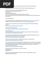 Setting Up Your NWU Email and Portal | PDF | Password | Security