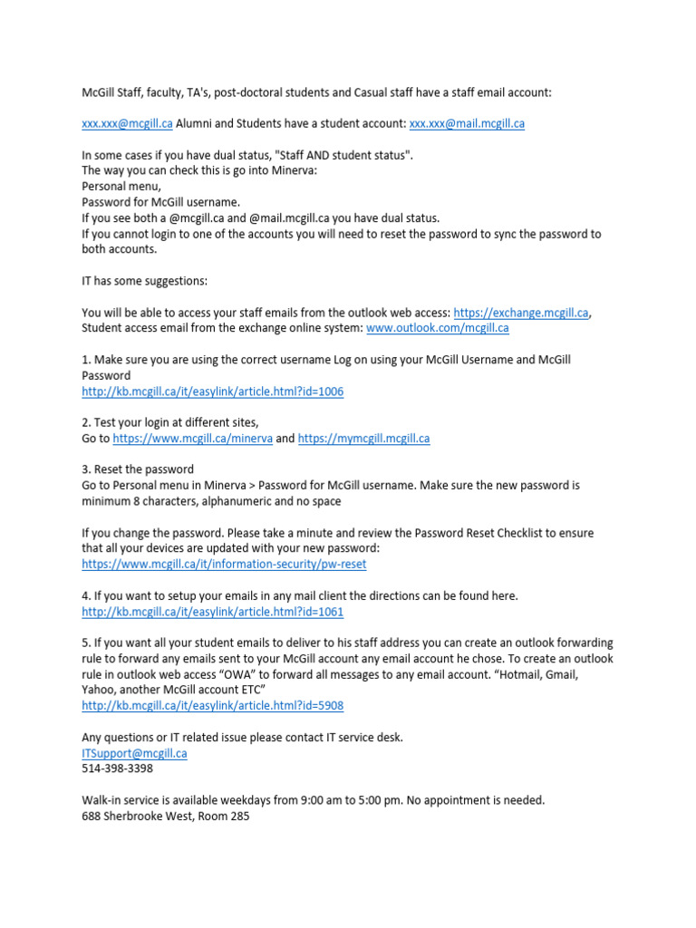 Updated It Instructions | PDF