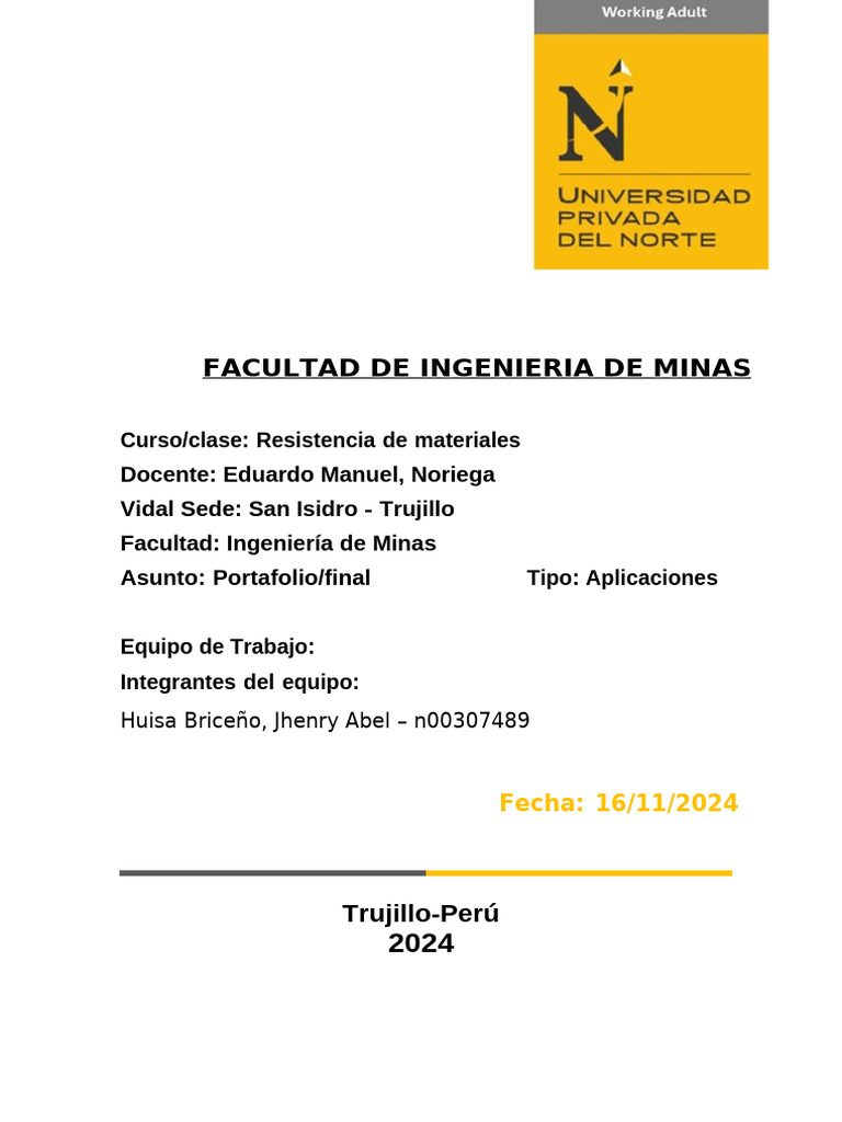 Portafolio Final-T2 | PDF | Viga (Estructura) | Mecánica de Medios Continuos