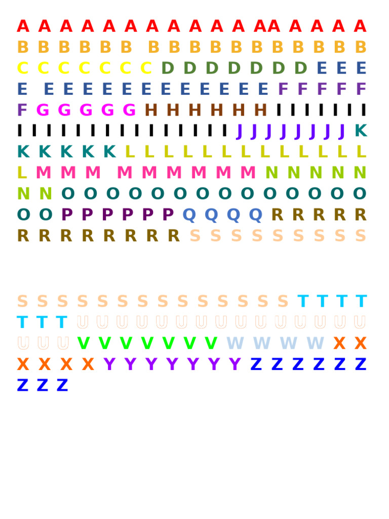 Alphabet Words | PDF