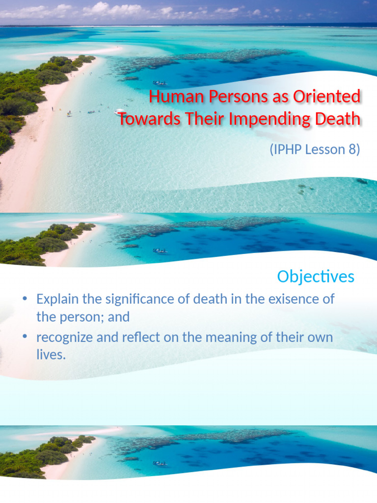 Human Persons As Oriented Towards Their Impending Death.2 | PDF