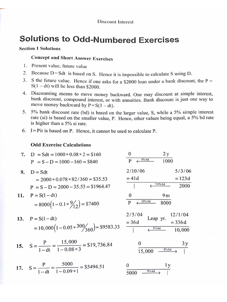Solution To Odd Numbers-Math | PDF