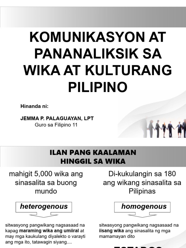 KPWKP Bilingguwalismo W1 Wikangpambansa Atb | PDF