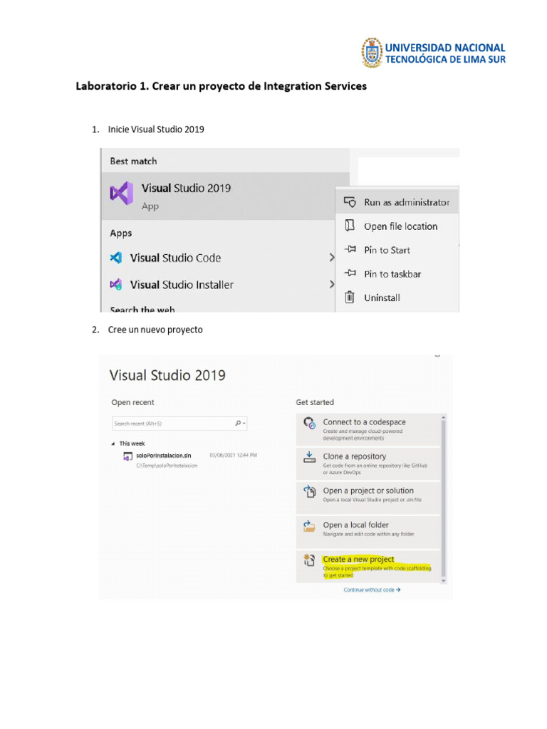Crear Proyecto SSIS en Visual Studio | PDF