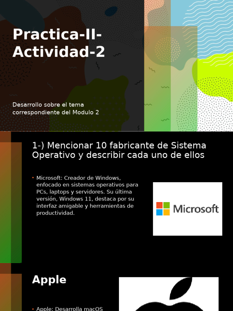 Practica 2 | PDF | Mac OS | Microsoft
