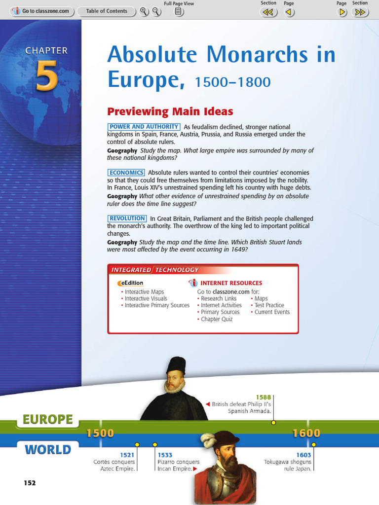 Chapter 5 Monarchy Edited | PDF | Parliament | Absolute Monarchy