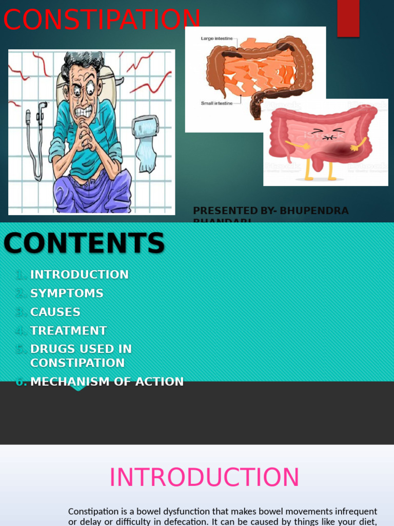 Constipation | PDF | Constipation | Diseases And Disorders