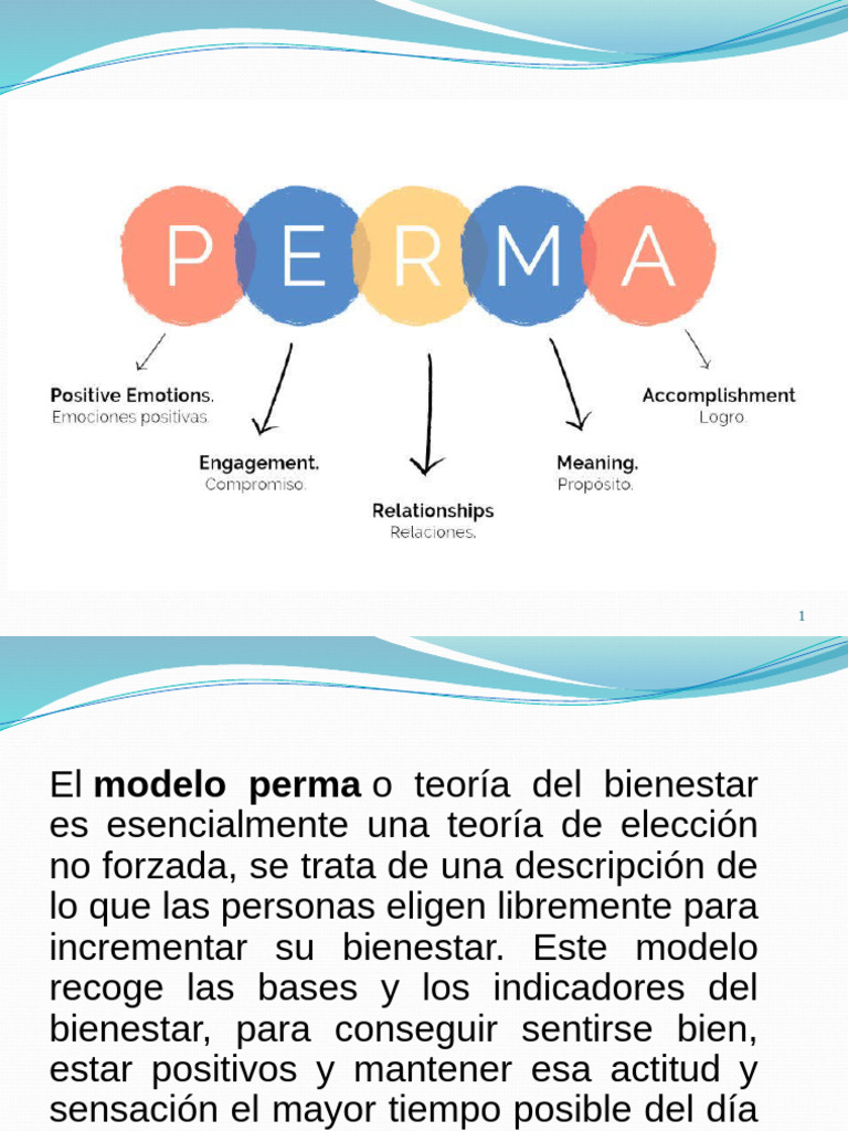 Modelo Perma | PDF | Bienestar | Felicidad