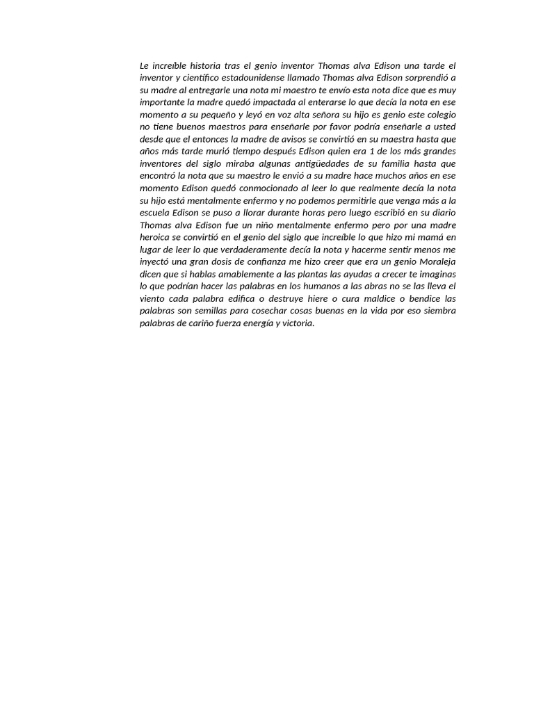 Le increíble historia tras el genio inventor Thomas alva Edison una tarde el inventor y ...