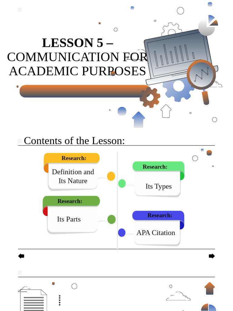 Lesson 5 Communication For Academic Purposes | PDF | Sampling ...
