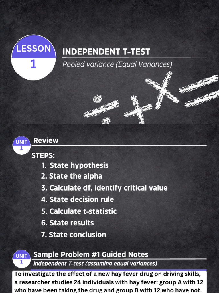 T Test | PDF
