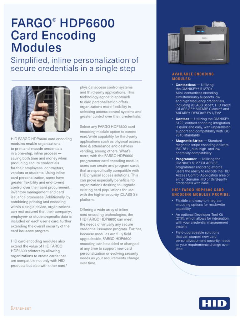 Si Fargo hdp6600 Enc Mods Ds en - 5 | PDF | Computing