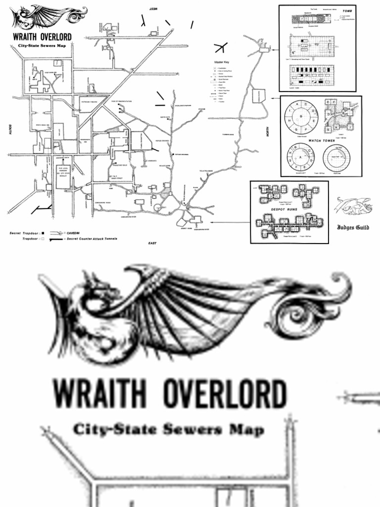 JG860 Wraith Overlord Poster Map Sewers | PDF