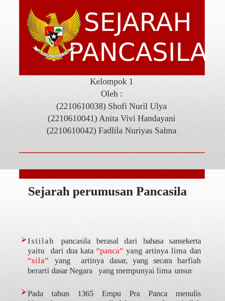 Sejarah Pancasila | PDF