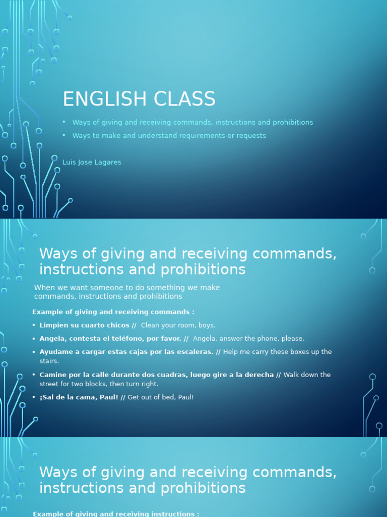 English Class | PDF
