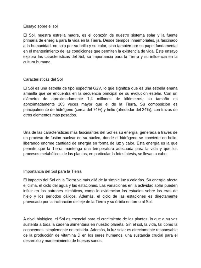 El Sol | PDF | Dom | Tierra