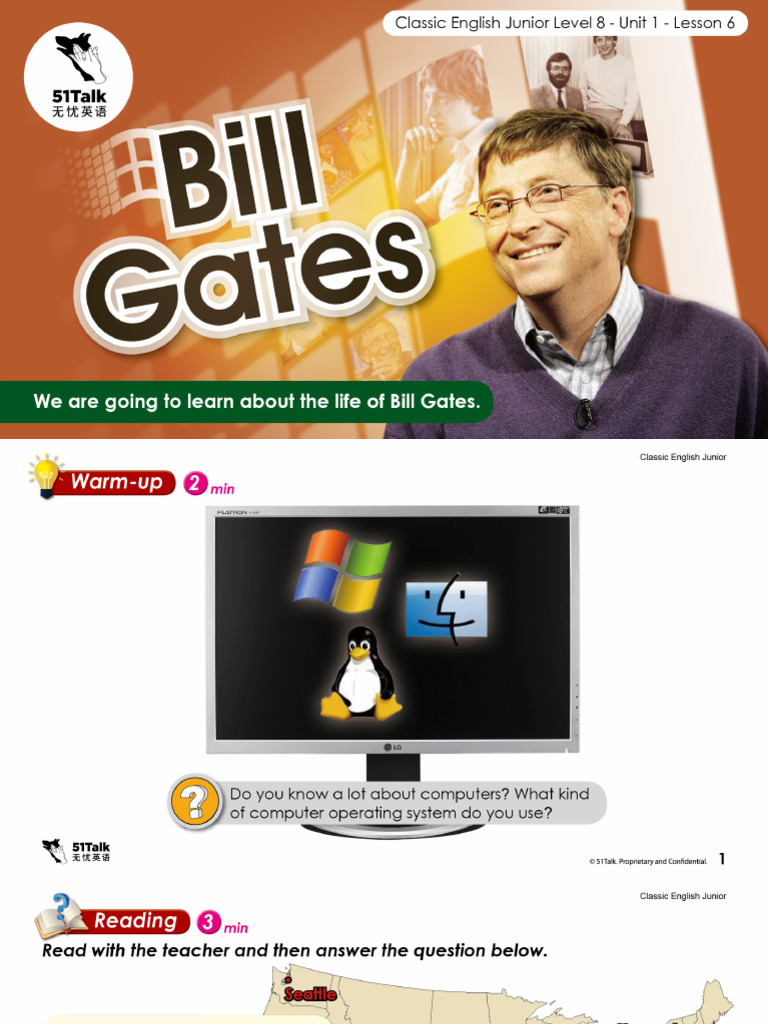 Lesson 6 Bill Gates | PDF