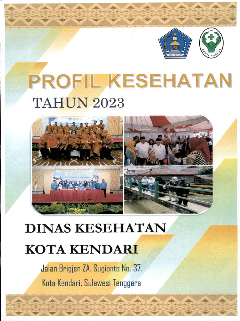 Profil Kesehatan Tahun 2023 Dinkes Kendari | PDF
