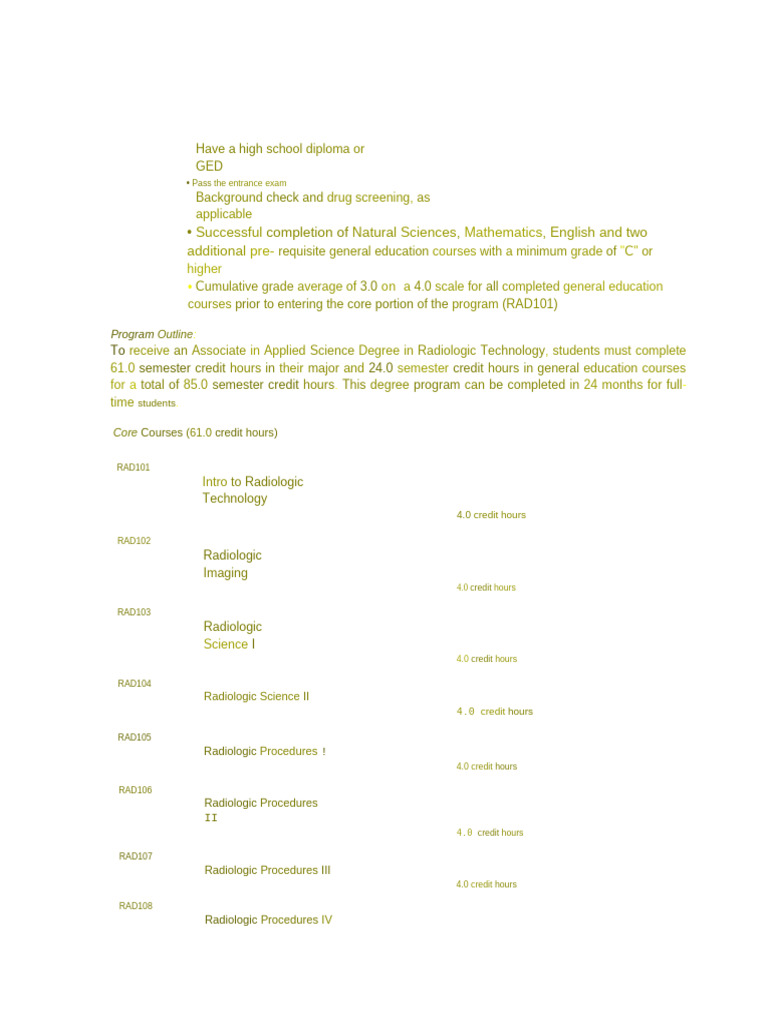 Southeastern College Brochure | PDF | Radiography | Radiology