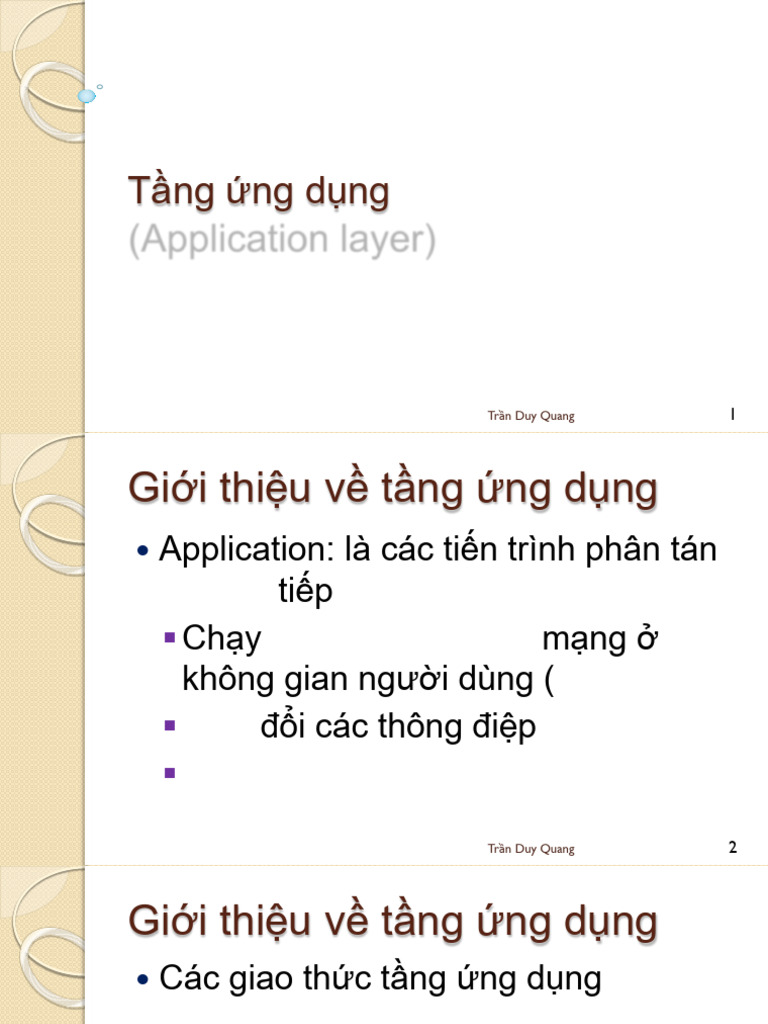 9 Application Layer | PDF