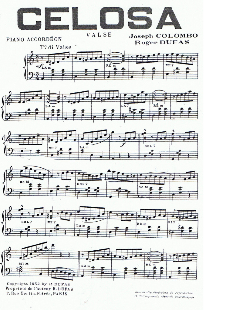 Celosa (Valse) | PDF