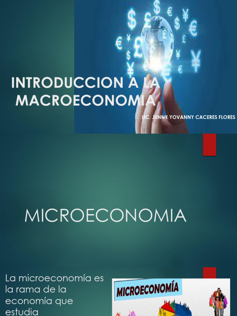Introduccion A La Macroeconomia Eco23 | PDF | Macroeconómica | Microeconomía