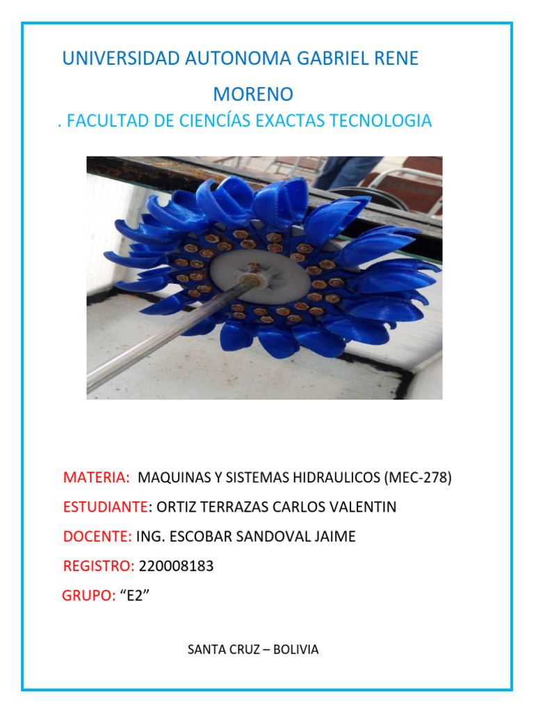 Turbina de Pelton | PDF | Turbina | Conversión de energía