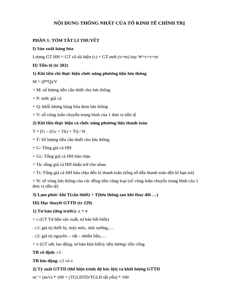 N I Dung & Bai Tap KTCT | PDF