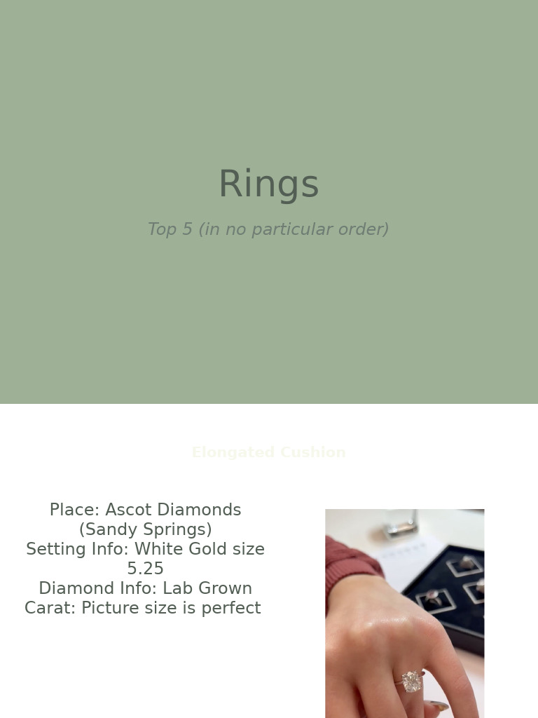 Top 5 White Gold Rings Guide | PDF