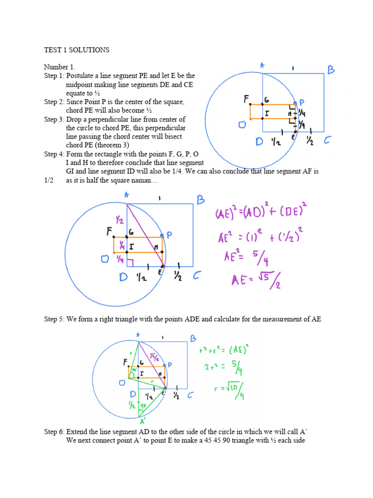 Math Reviewer Solutions | PDF