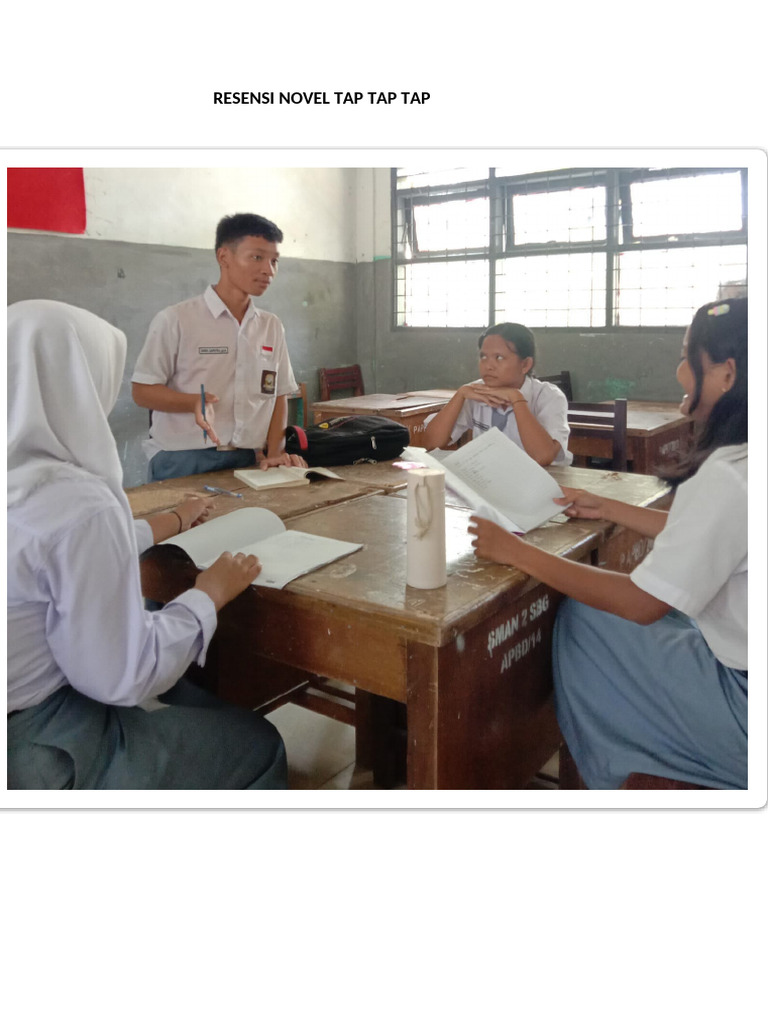 RESENSI NOVEL TAP TAP TAP (Autosaved) 1 | PDF