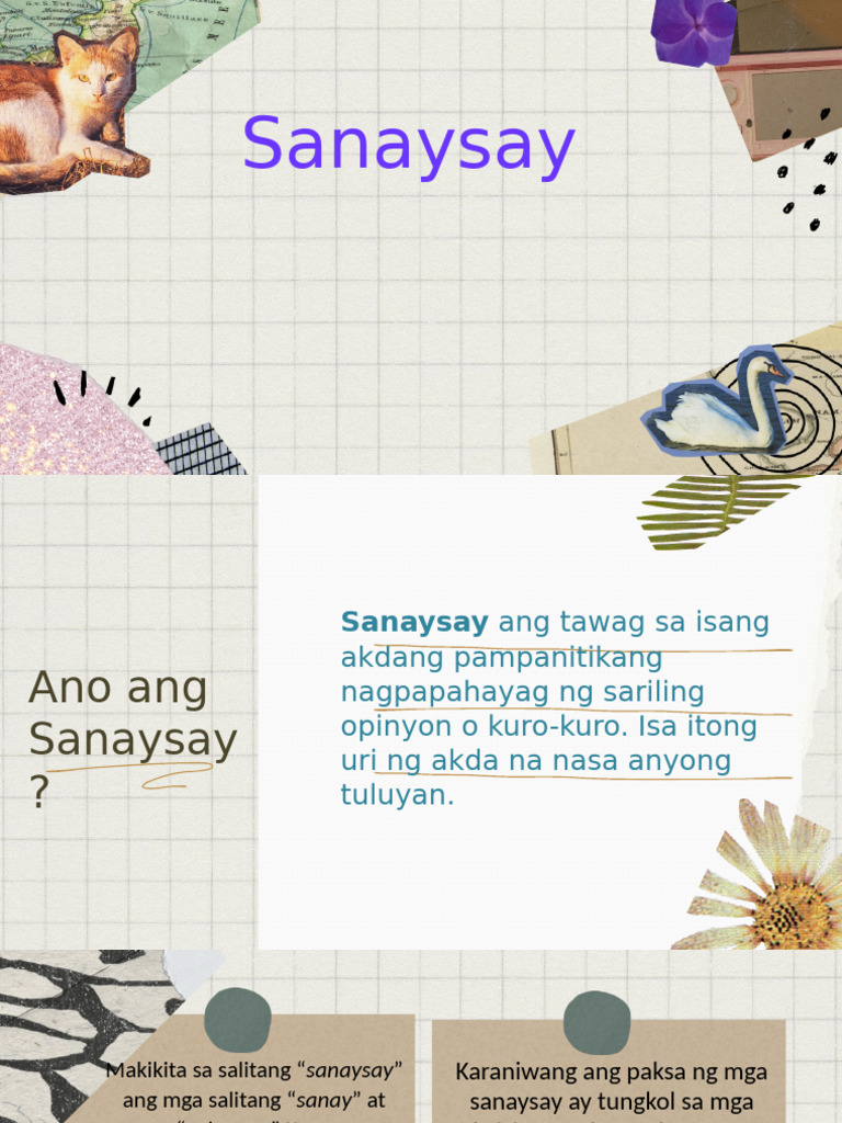 Sanaysay | PDF