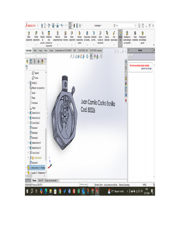 Segundo Corte Solid Works | PDF