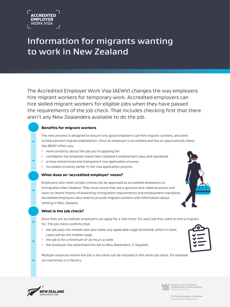 Accredited Employer Work Visa Info - English | PDF | Employment ...