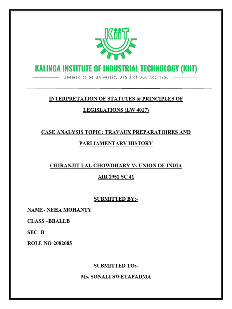 Isp Case Analysis | PDF | Government | Justice