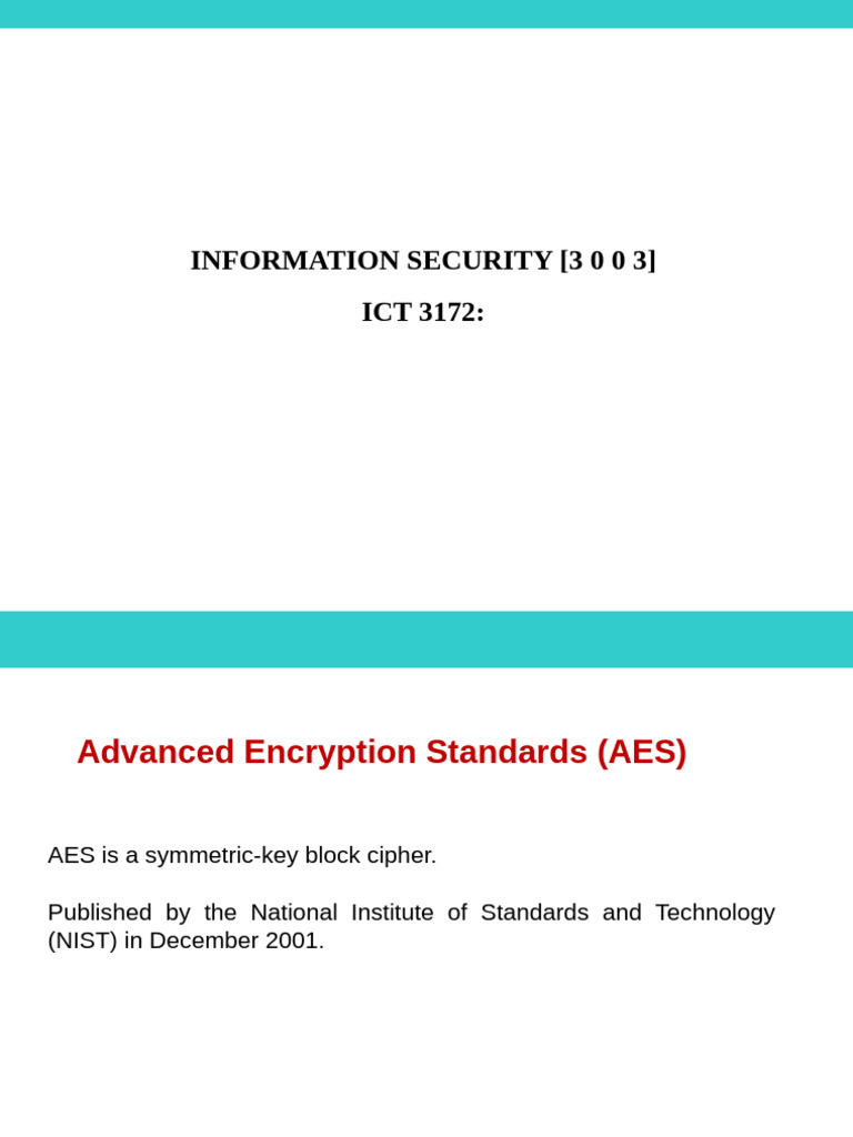 4 - Module 2 - Symmetric-Key Ciphers 2023-Part 3 | PDF | Cryptography | Secure Communication